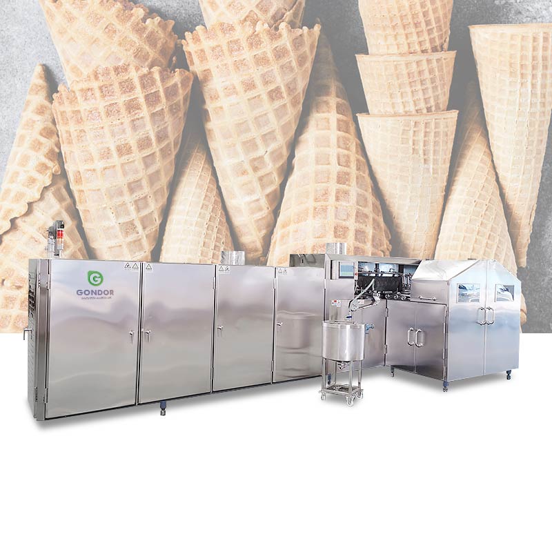 Automatic Ice Cream Waffle Cone Baking Production Line - Gondor Machinery